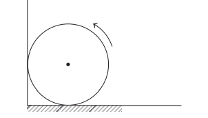 A uniform cylinder of radius 1 m, mass 1 kg spins about its axis with ...