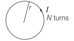 Statement I In self-induction, flux linkage through a coil of N-turns ...