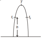 An object thrown vertically up from the ground passes the height 5 m ...