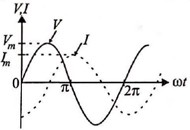The phase relationship between current and voltage in a pure resistive ...