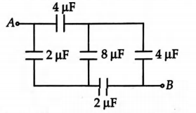 With reference to the arrangement of capacitors shown in the figure ...