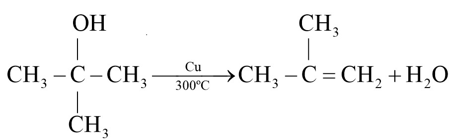 When vapours of an alcohol are passed over hot copper, alcohol is ...