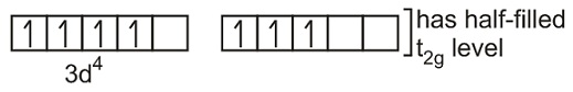 Cr2 And Mn3 Both Have D4 Configuration Thus