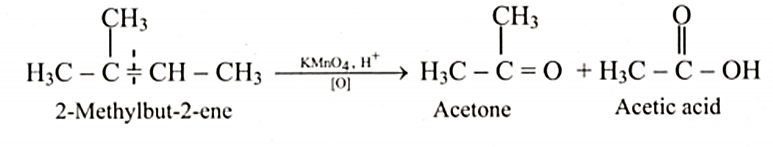 How many of the following compounds will form acetic acid on reaction ...