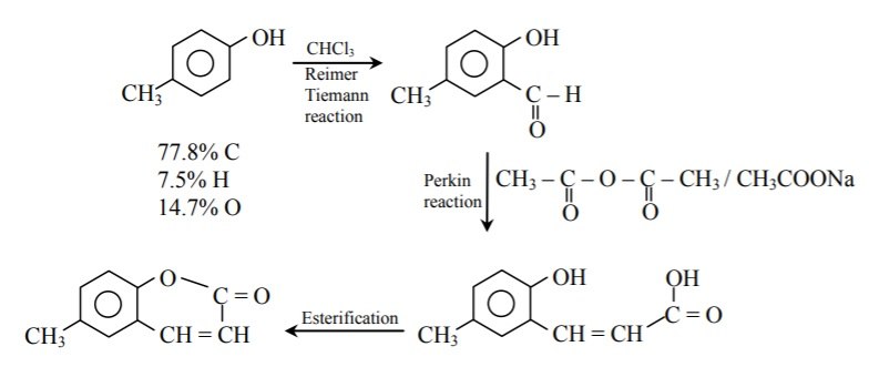 An organic compound (.X.) is a disubstituted benzene containing 77.8 % ...
