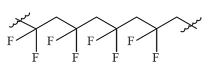 The following chain-growth polymer is made up of how many ...