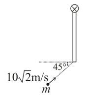 A smooth rod of mass m is free to rotate about one of its end. A ...