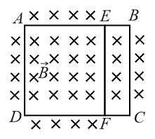 A rectangular frame ABCD made of a uniform metal wire has a straight ...