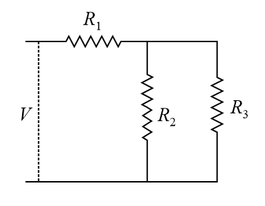 For ensuring dissipation of the same energy in all three resistors (.R1 ...