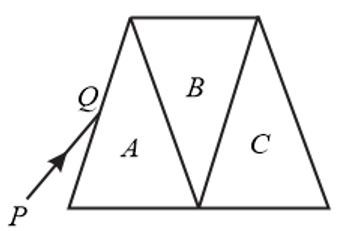 The ray PQ shown in the figure, suffers minimum deviation in an equilateral prism A . Two more ...