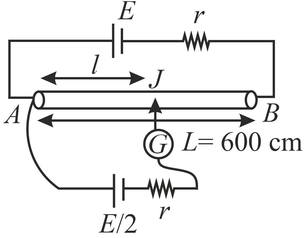 If the resistance of potentiometer wire is 15r then calculate the ...